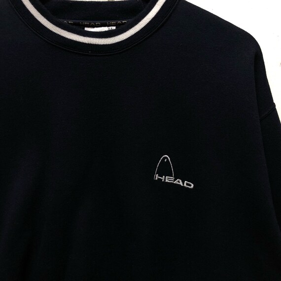 Rare!! Vintage Head Sweatshirt Small Logo Embroidery … - Gem