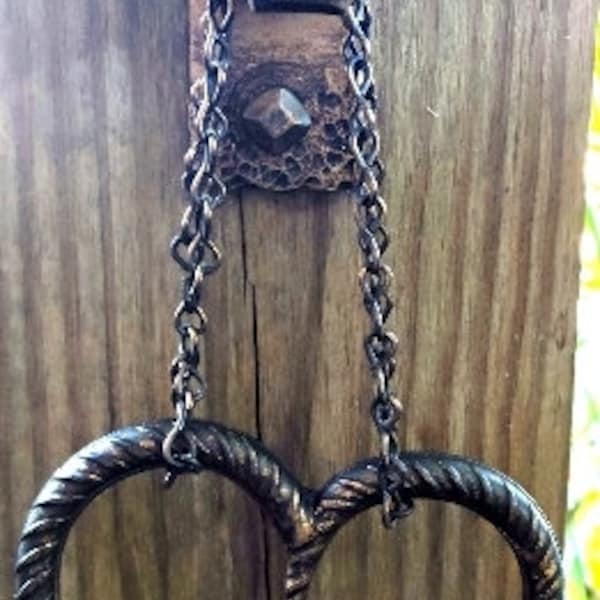 Hand Forged Heart - Etsy