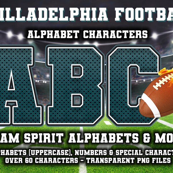 Philadelphia Eagles Font - Etsy