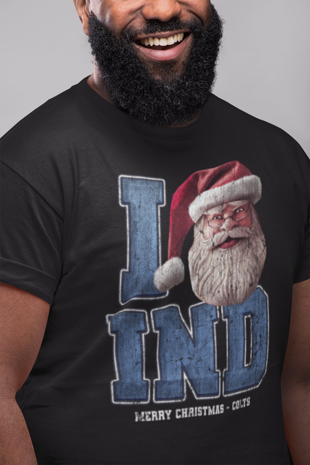 Indianapolis Football Merry Christmas I Heart Tee Colts Shirt With a ...
