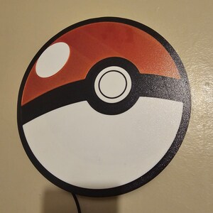 Pokeball LED Light Box - Etsy