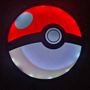 Pokeball LED Light Box - Etsy