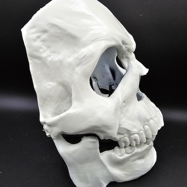 Skull Mask With Movable Jaw - Etsy