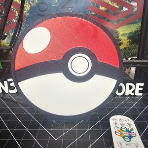 Pokeball LED Light Box - Etsy