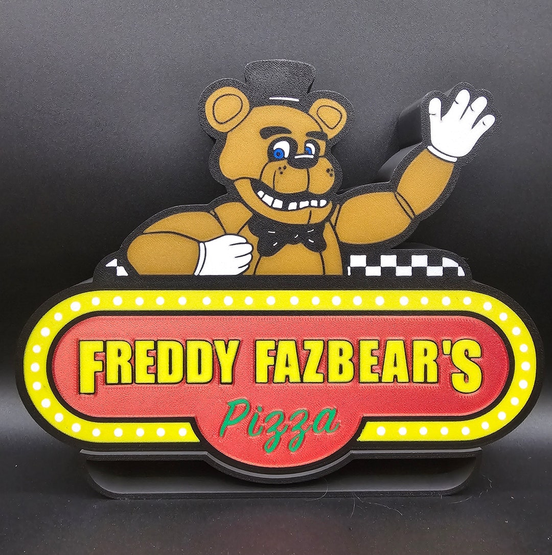 5 Nights at Freddy Fazbear FNAF LED Light Box - Etsy