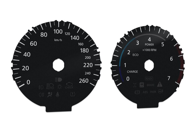 For Lexus NX Hybrid - Speedometer Dials MPH to KM/H Gauges - Etsy