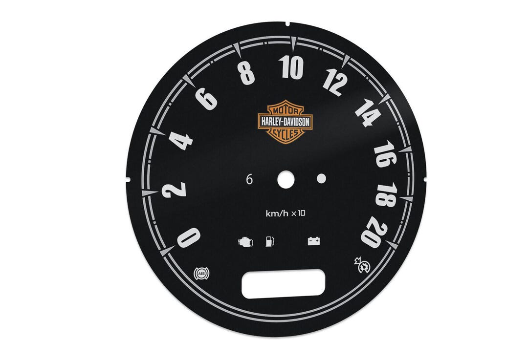 For Harley-davidson Softail - Speedometer Dials MPH to KM/H Gauges - Etsy