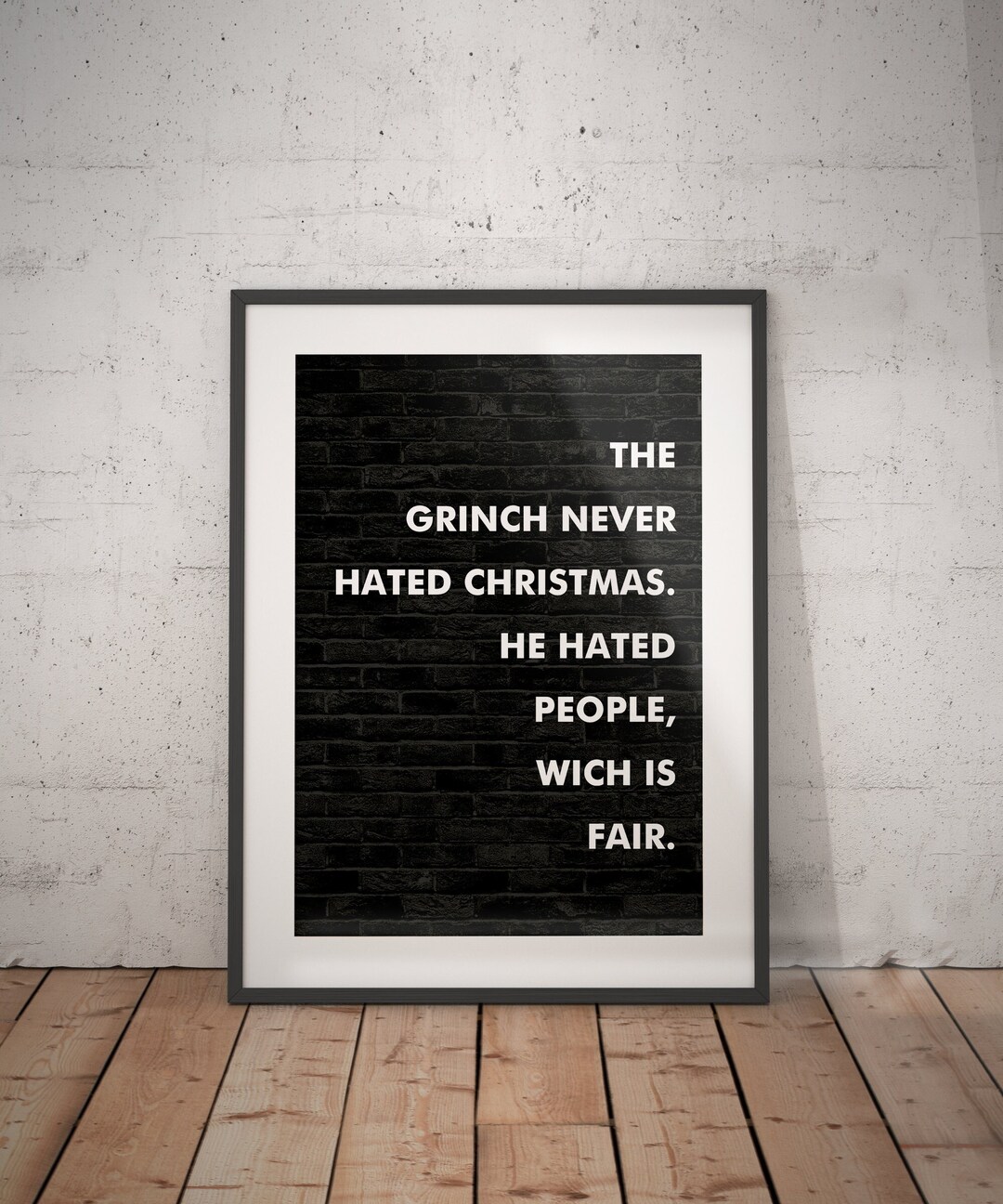 The Grinch Christmas | Wall Decor | Poster | Digital Download | High ...