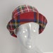 Red Tartan Cuffed Hat | Women's Medium - Etsy