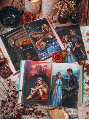 ACOTAR Reading Guide Bookmark Maas Printable Digital Thorns & Roses ...