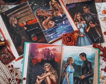 A Court of Thorns and Roses Jacket Sarah J Maas, ACOTAR Feyre Archeron Alternative Cover - Etsy