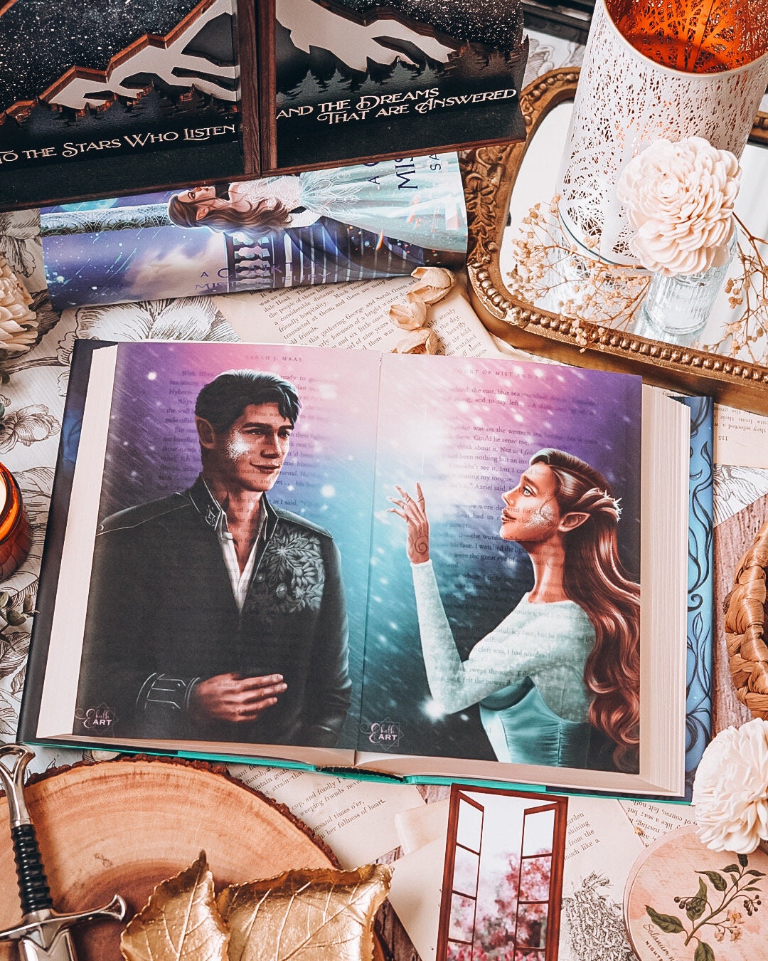 Last Chance! Starfall Mini Set A Court of Mist and Fury, ACOTAR Art Prints, Feyre and Rhysand ...
