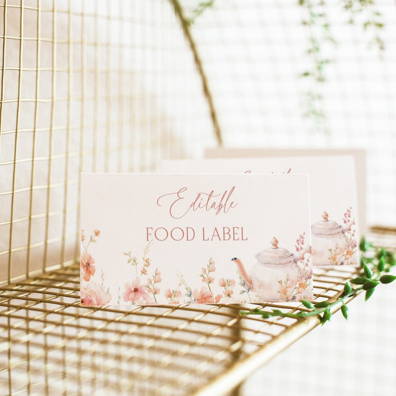 Party Food Labels - Etsy