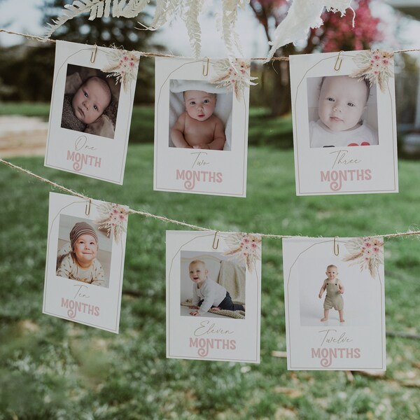 12 Month Banner - Etsy