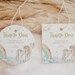 EDITABLE Unicorn Favor Tags, Thank You Tags, Gift Tags, Unicorn Party ...