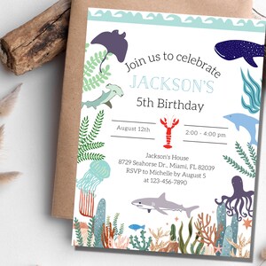 Under the Sea Birthday Party Favor Gift Tags, Under the Sea Good Bag ...