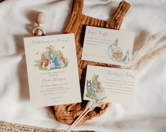 Peter Rabbit Baby Shower Invitation - Etsy