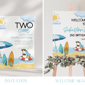 Surf Birthday Happy Birthday Banner, Boys Birthday, Pool Beach Party ...