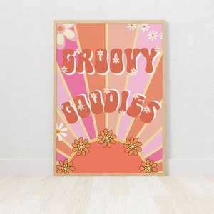 Birthday Groovy Goodies Sign, Hippie Birthday Groovy Goodies Sign ...