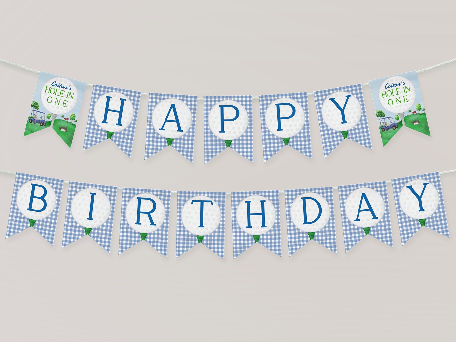 Editable Golf Birthday Welcome Sign, Golf Birthday Par-tee Decoration ...