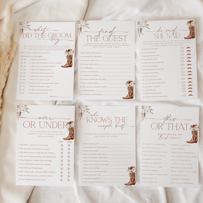 Boho Western Bridal Decor - Etsy