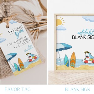 Surf Birthday Happy Birthday Banner, Boys Birthday, Pool Beach Party ...