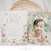 Editable Wildflower First Birthday Welcome Sign, Floral 1st Birthday ...