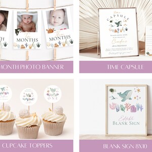 Pastel Under the Sea Happy Birthday Banner, Boho Whale Birthday ...