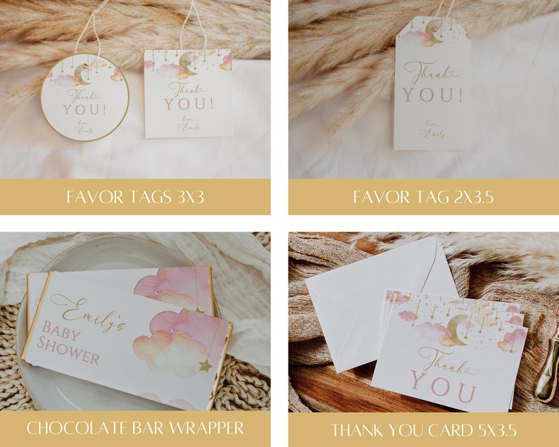 Editable Twinkle Twinkle Little Star Baby Shower Blank Sign - Etsy