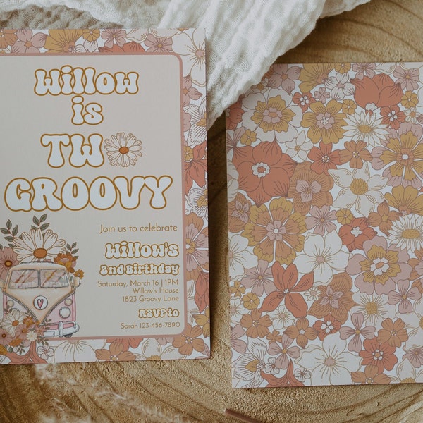 Hippie Invitation - Etsy