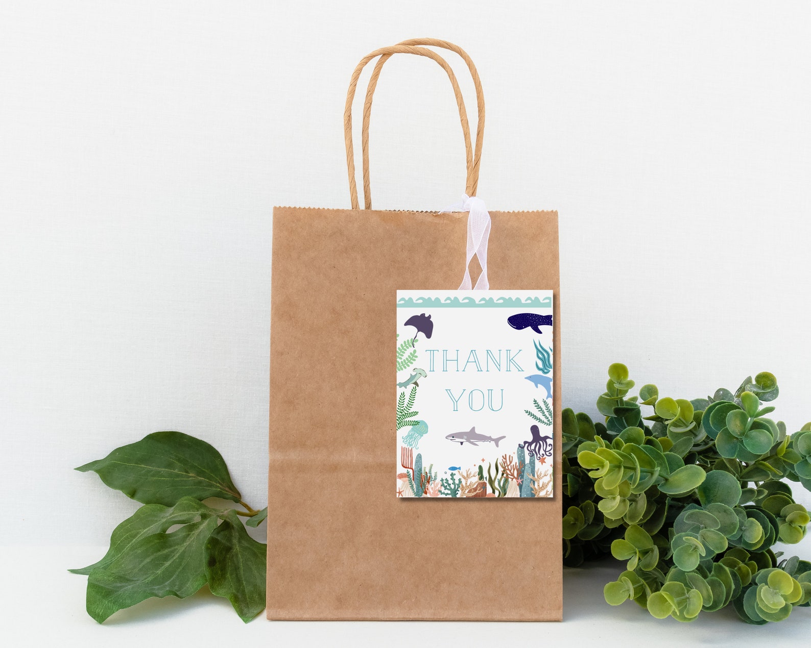 Under the Sea Birthday Party Favor Gift Tags Under the Sea | Etsy