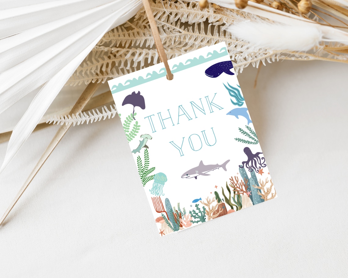 Editable Under the Sea Birthday Party Welcome Sign Printable - Etsy