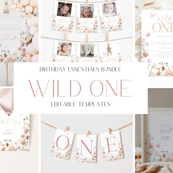Wild Flower Themed Birthday - Etsy