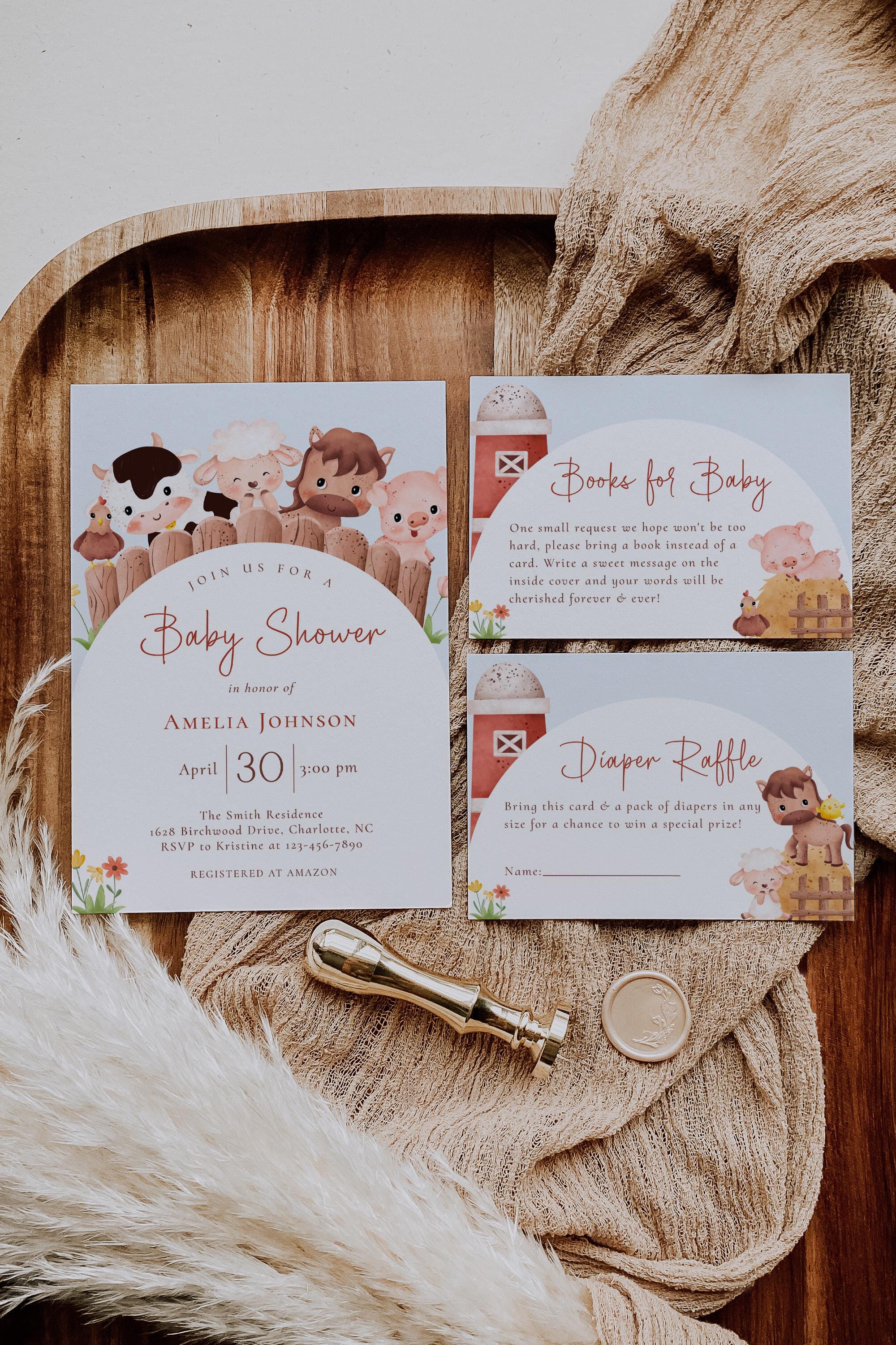 Editable Farm Animal Welcome Sign Template, Ranch Gender Neutral Baby ...