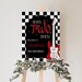 Rock Star Birthday Favor Tag, Red Rock & Roll Birthday Thank You Tag ...