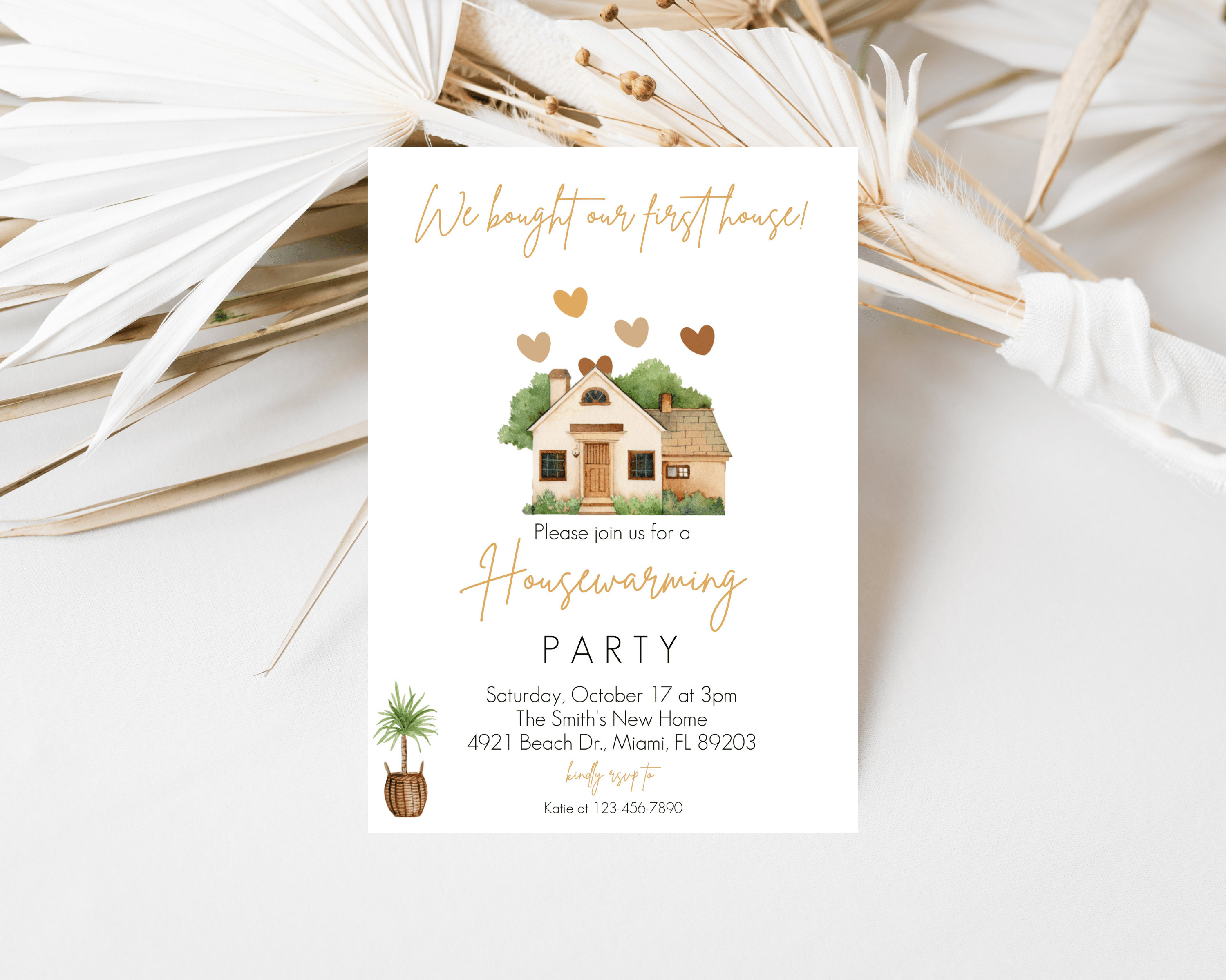 First Housewarming Invitation