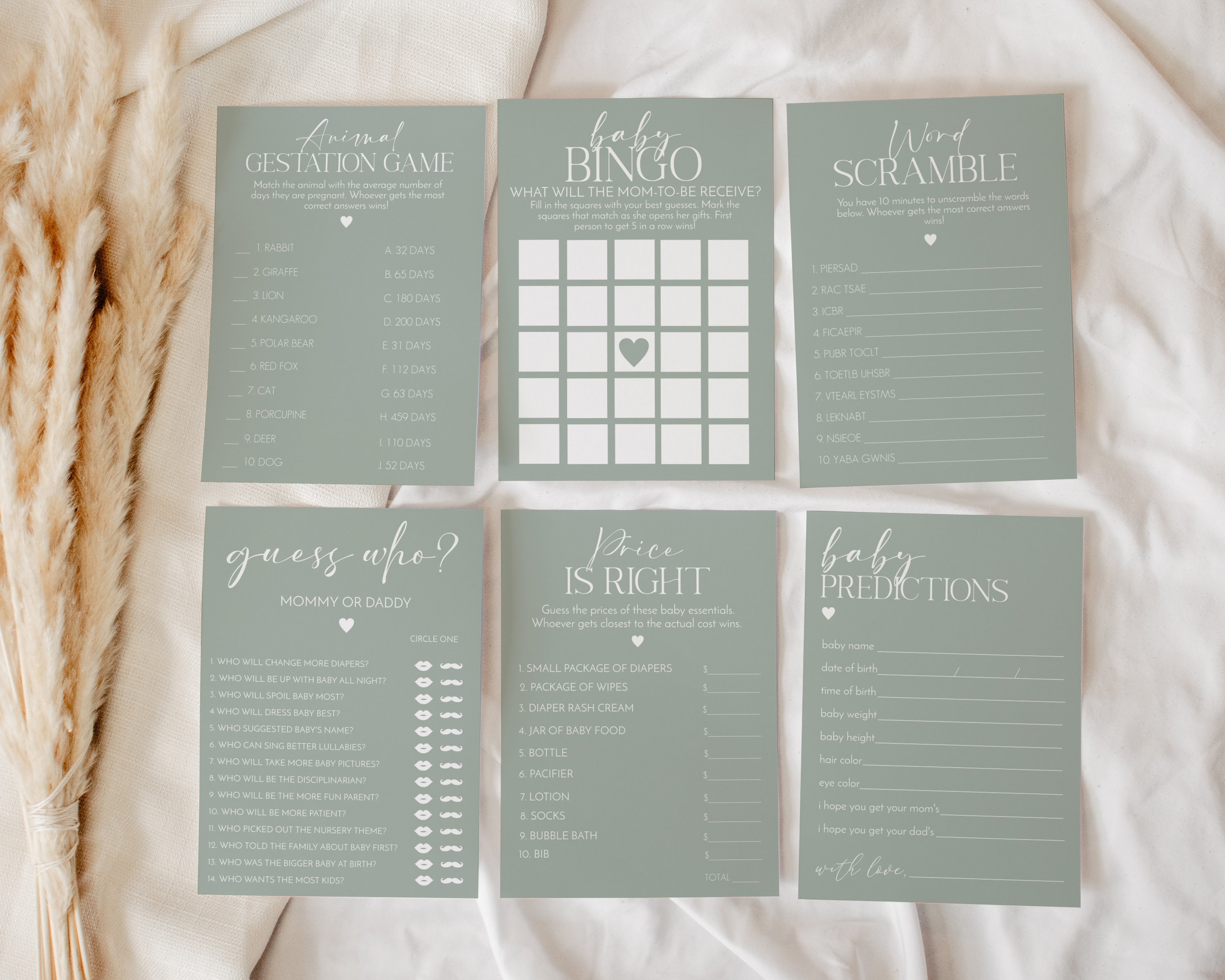 Editable Sage Green Welcome Sign Simple Modern Baby Shower - Etsy