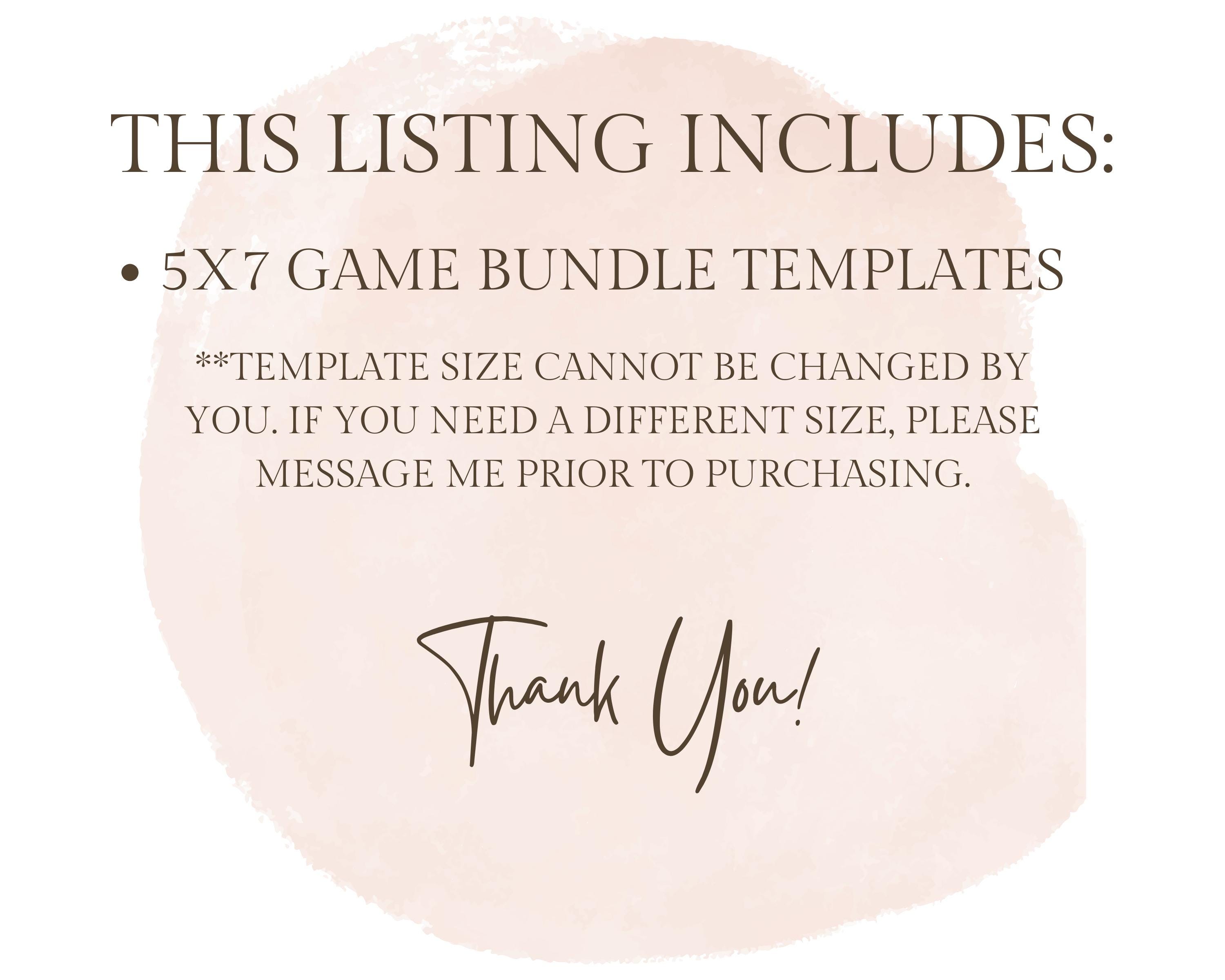 Editable Greenery Baby Shower Game Bundle, Printable Eucalyptus Baby ...