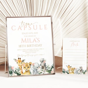 Editable Safari Animal Welcome Sign, Jungle Party Animal Welcome Poster ...