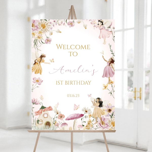 Fairies Welcome Sign - Etsy