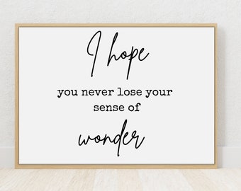 Sense of Wonder - Etsy