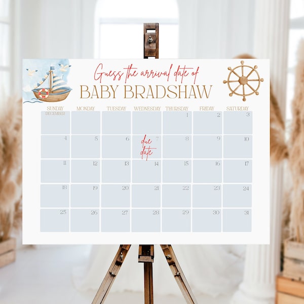 Nautical Calendar - Etsy