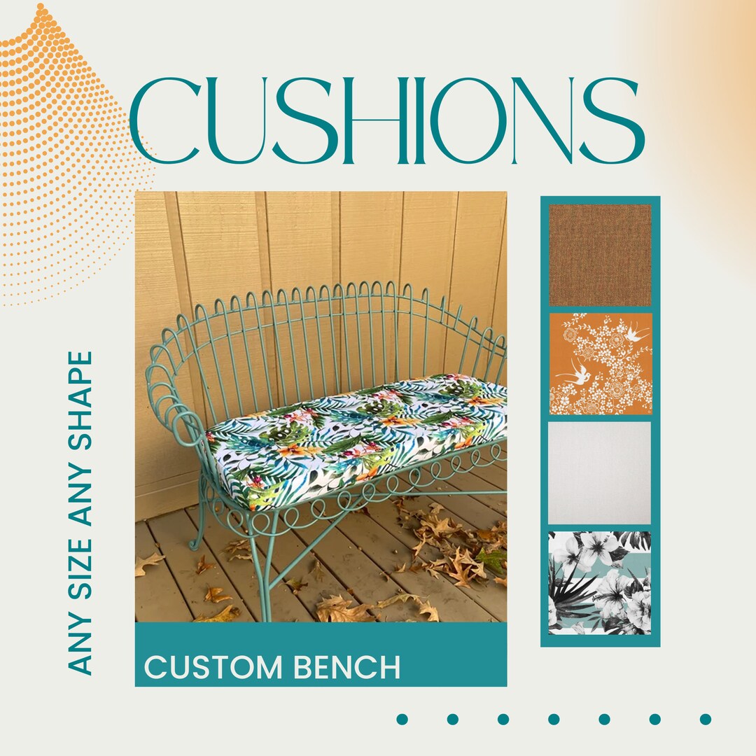 3 Custom Bench Cushion - Etsy