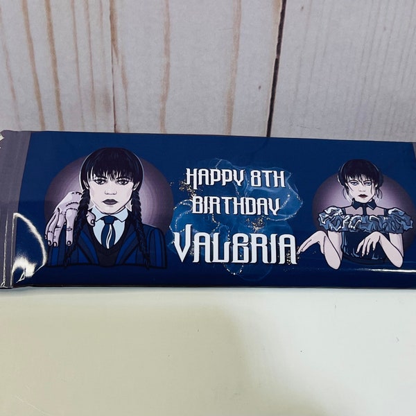 Wednesday Addams Chocolate - Etsy