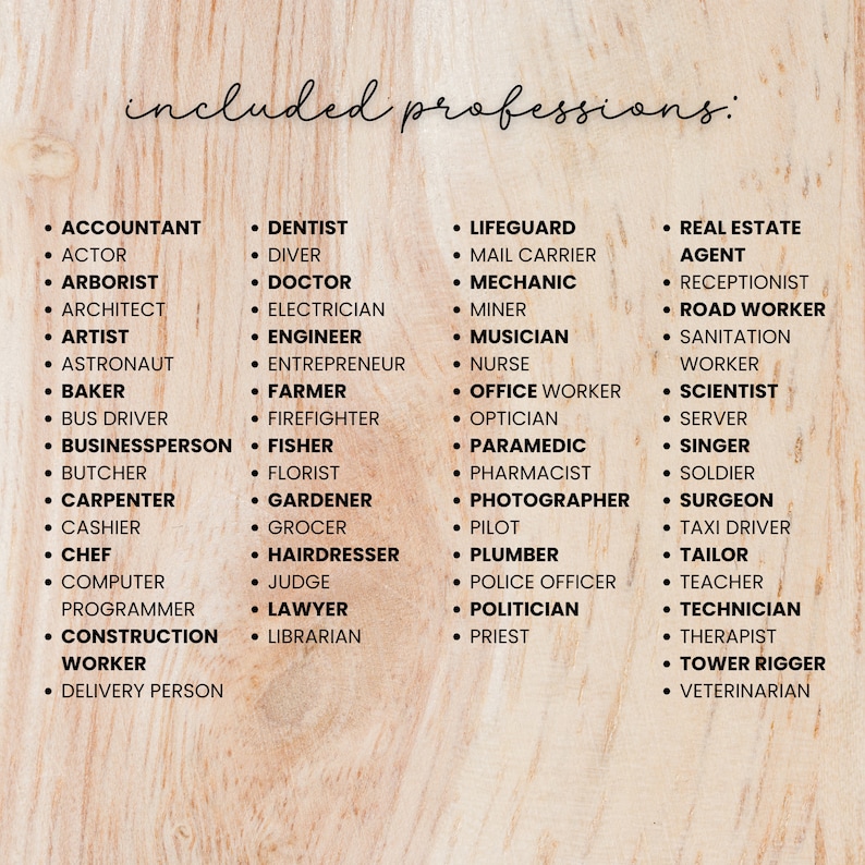 Community Helpers & Occupations | Watercolor Posters + Three-part ...