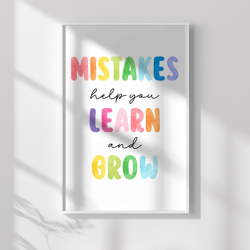 Made to Order! Growth Mindset Posters - Etsy