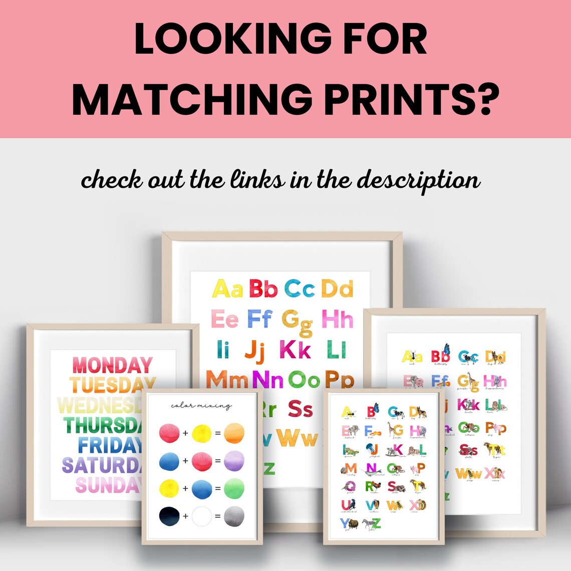 Watercolor Rainbow Months of the Year Poster Homeschool - Etsy