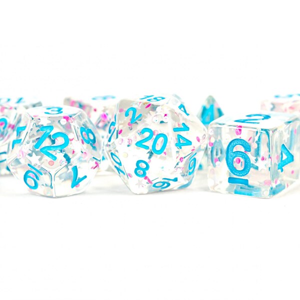 Clear Dice Set - Etsy