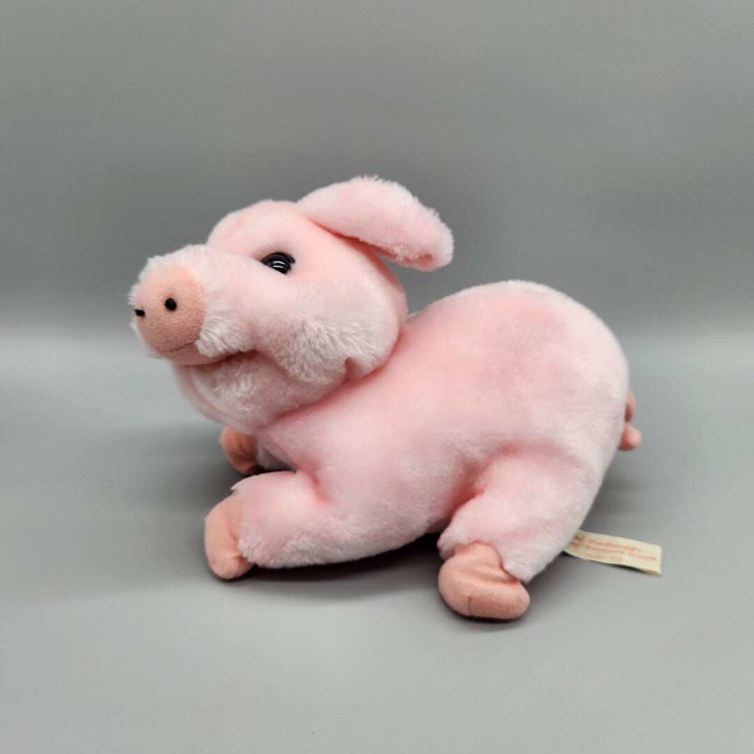 Old Macdonalds Peeke Pig Plush 8" Farmyard Friends *NO SOUND Vintage ...
