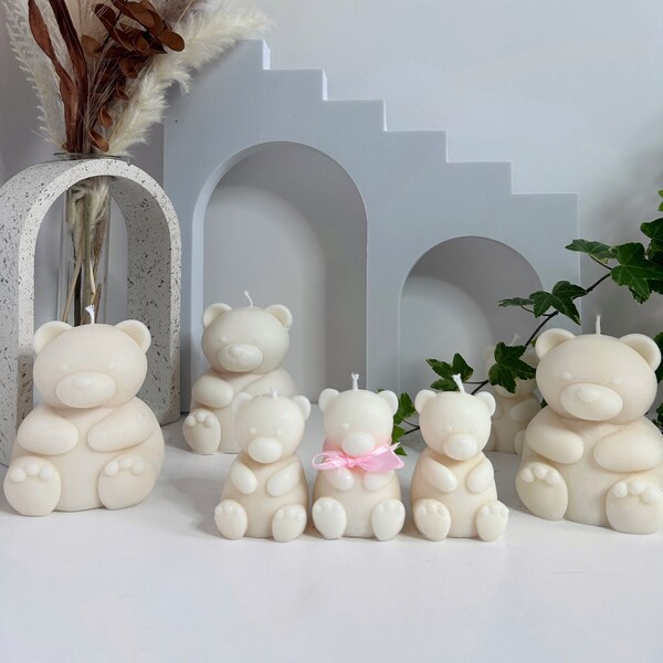 Scented Wax Teddy Bear - Etsy